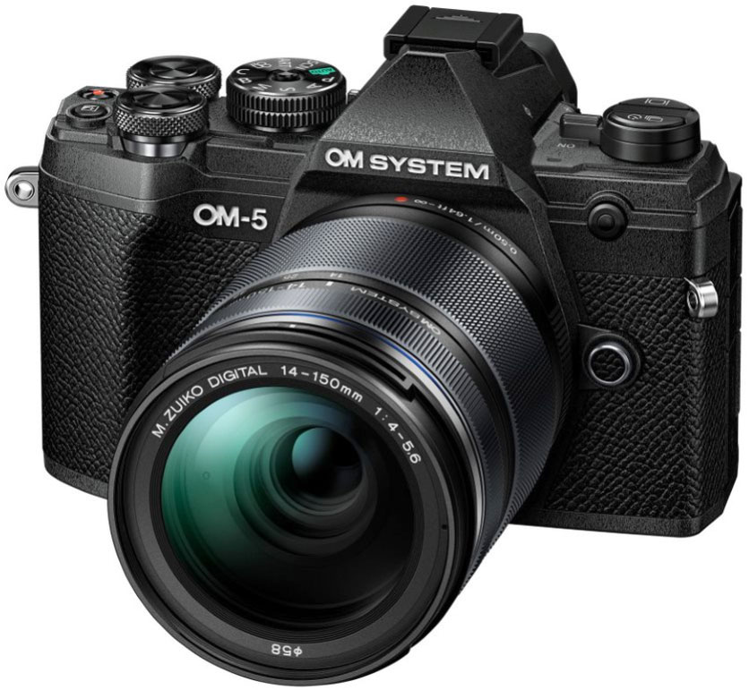 OLYMPUS OM SYSTEM OM-5 KIT 14-150 II BLACK/BLACK - FotoDiego