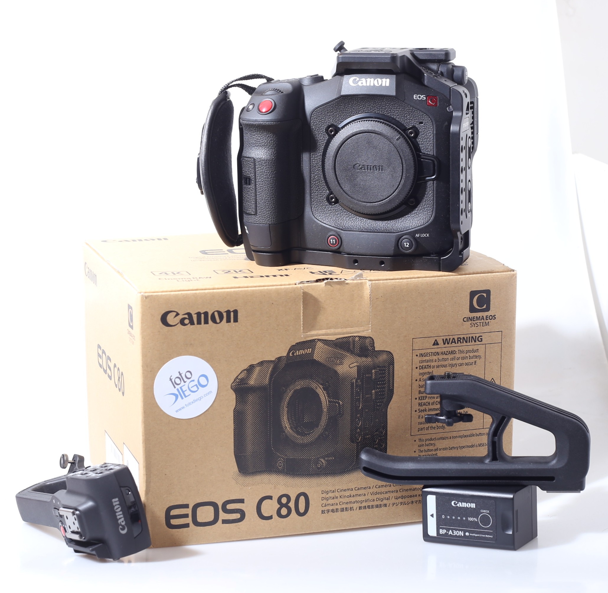 VIDEOCAMERA CANON FF CANON EOS C80. EX DEMO. - FotoDiego
